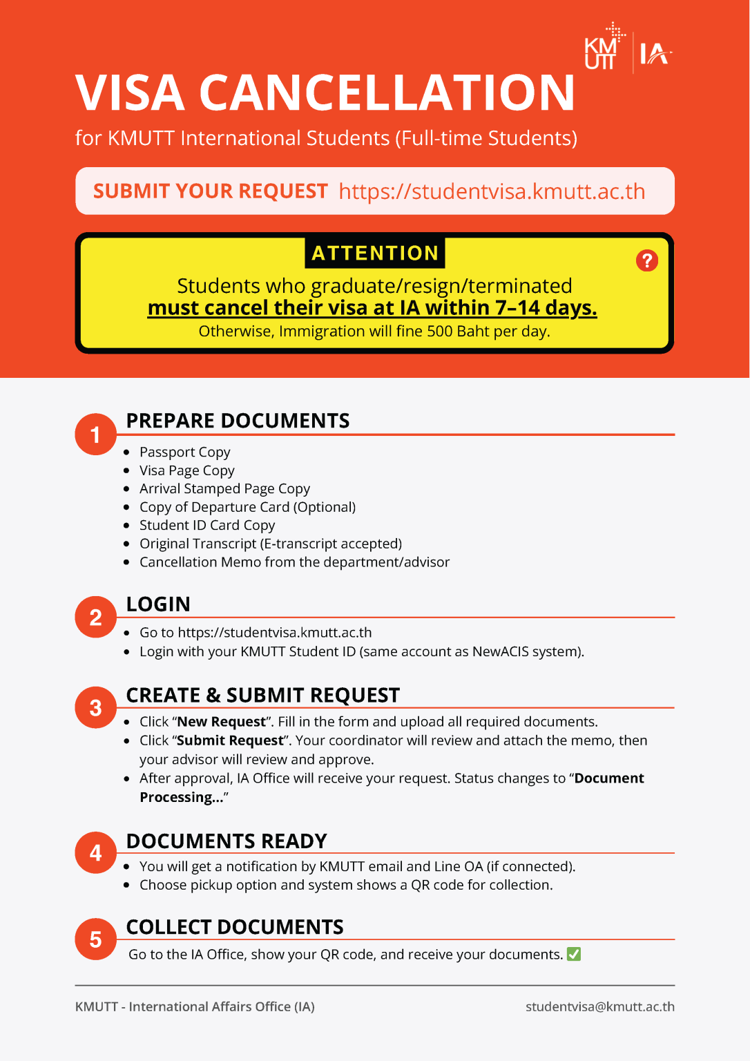 Student Visa – International Affairs Office (IA)